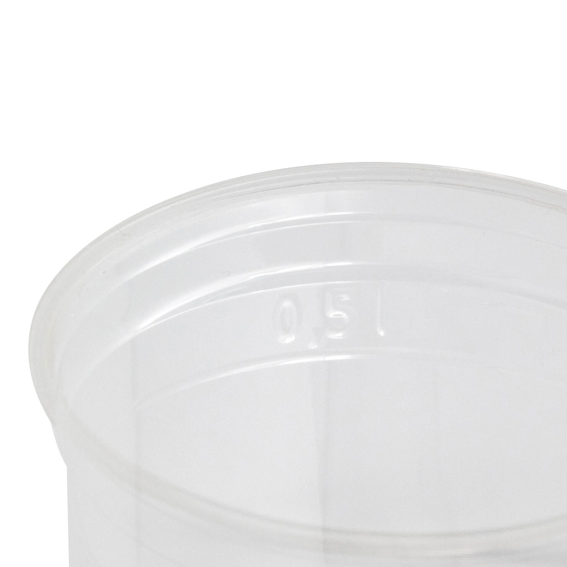 Gobelet transparent en PLA, 500 ml, 800 pcs. | ecobiopack